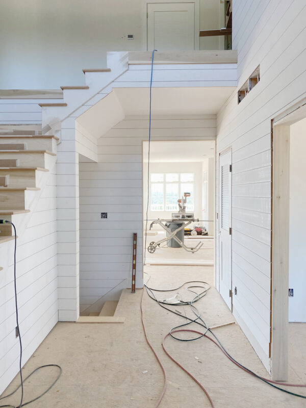 Preview | Foyer shiplap complete