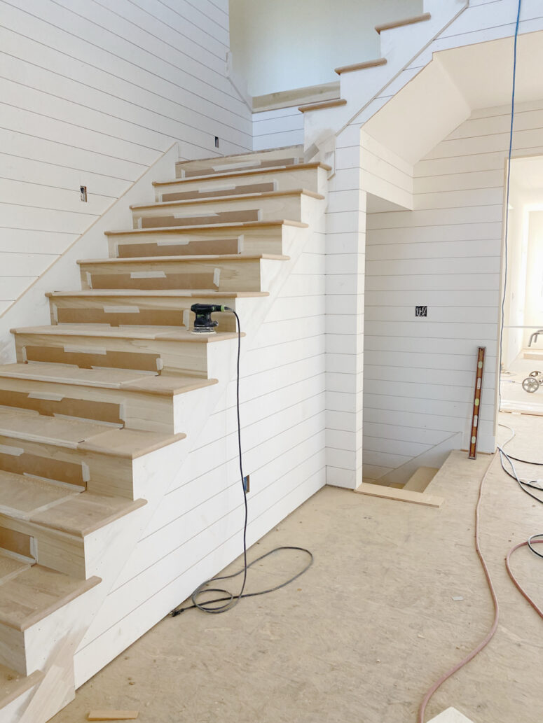 Preview | Foyer shiplap complete