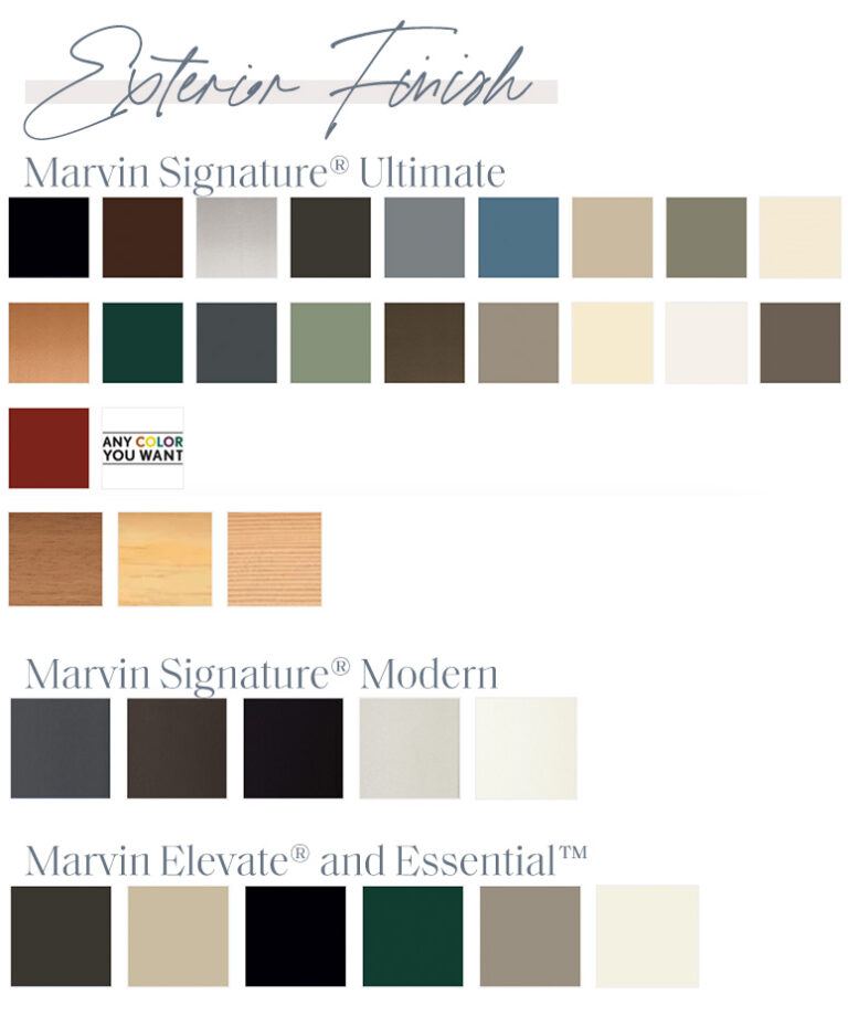 Window and Door Selections